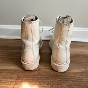 Dr. Martens | Shoes | Dr Doc Marten 46 Pascal Mono White Boots | Poshmark